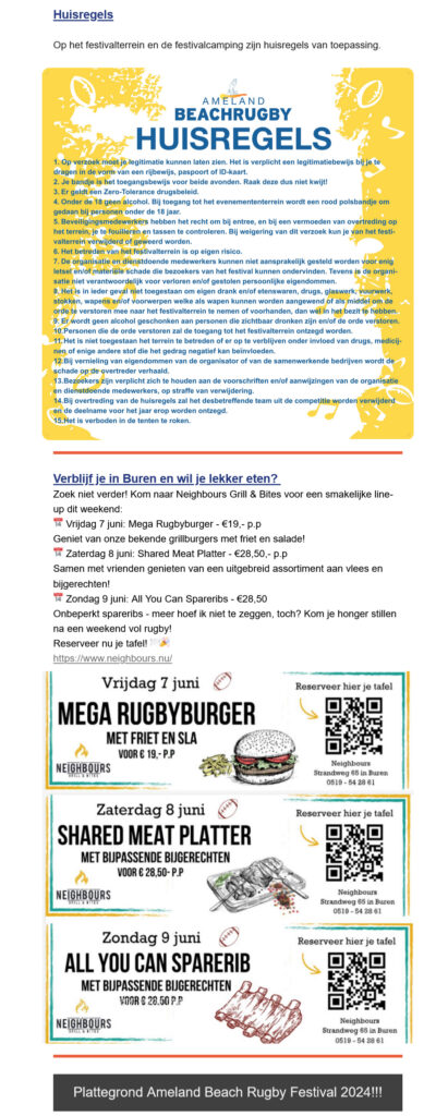 Ameland Beach Rugby Festival - Ameland Beachrugby Festival